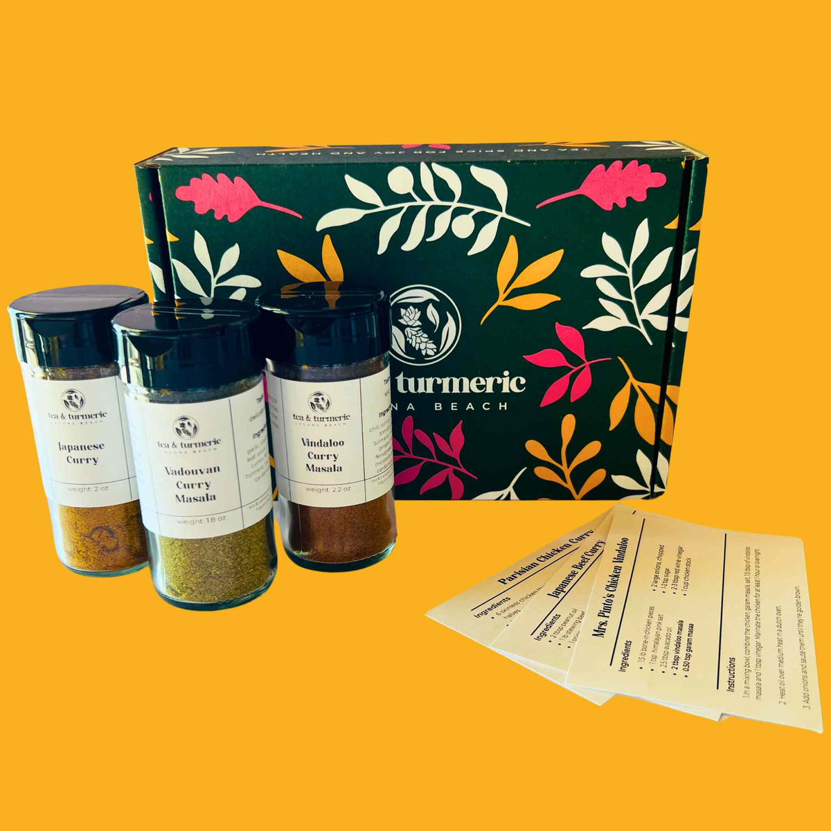 World of Curry Gift Box – tea & turmeric